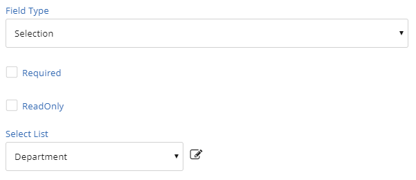 Create Select Lists To Set Field Selection Options Softools 
