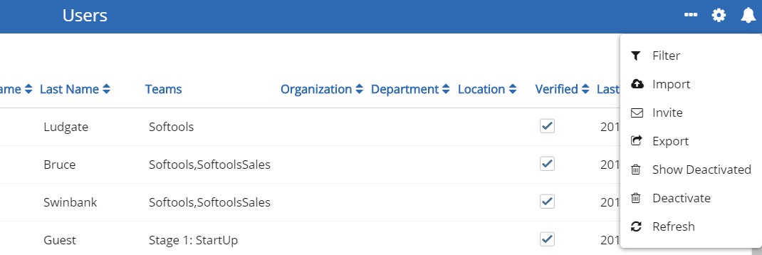 Adding new users via .csv Import – Softools