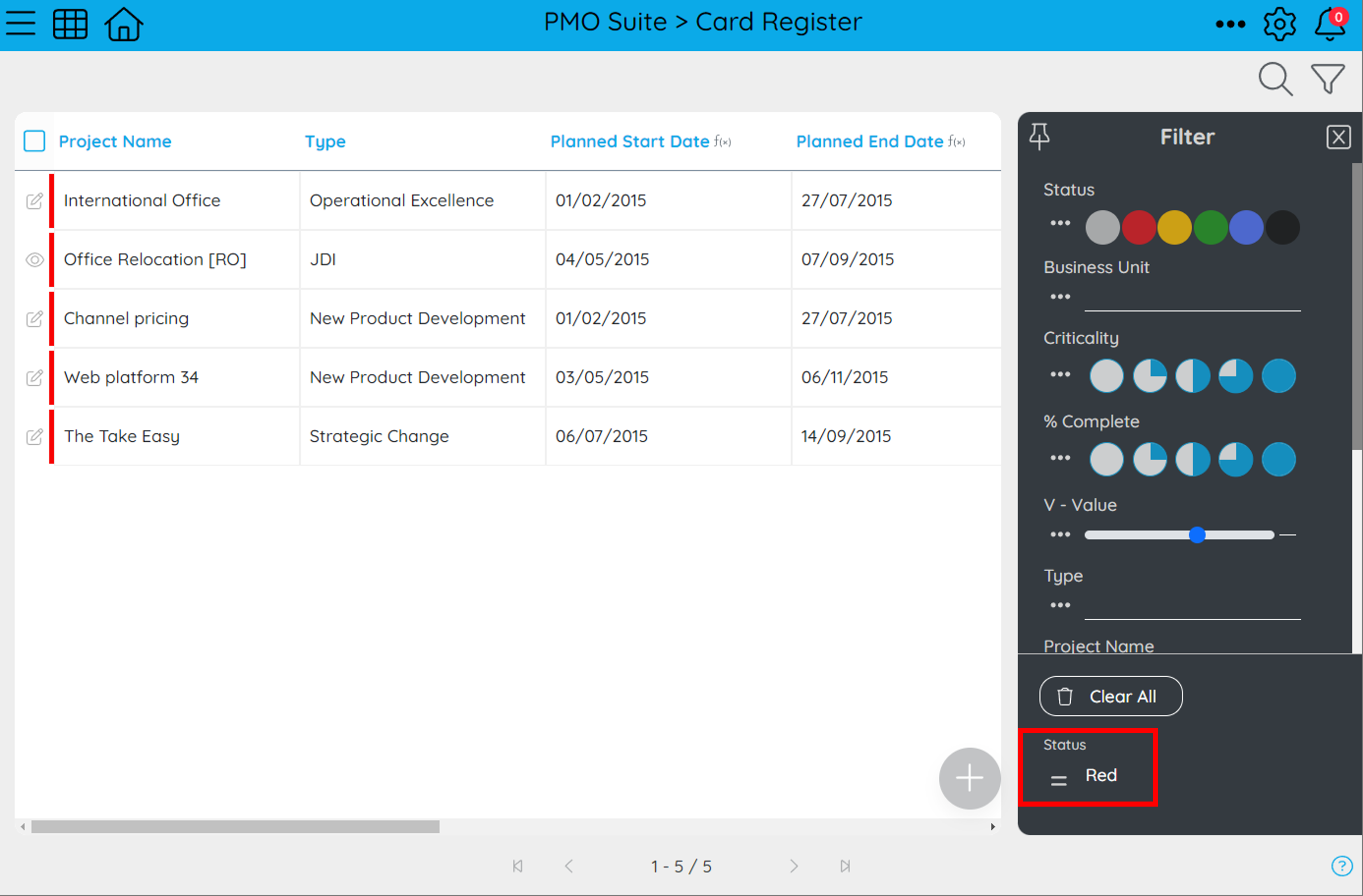 Quick Filters – Softools