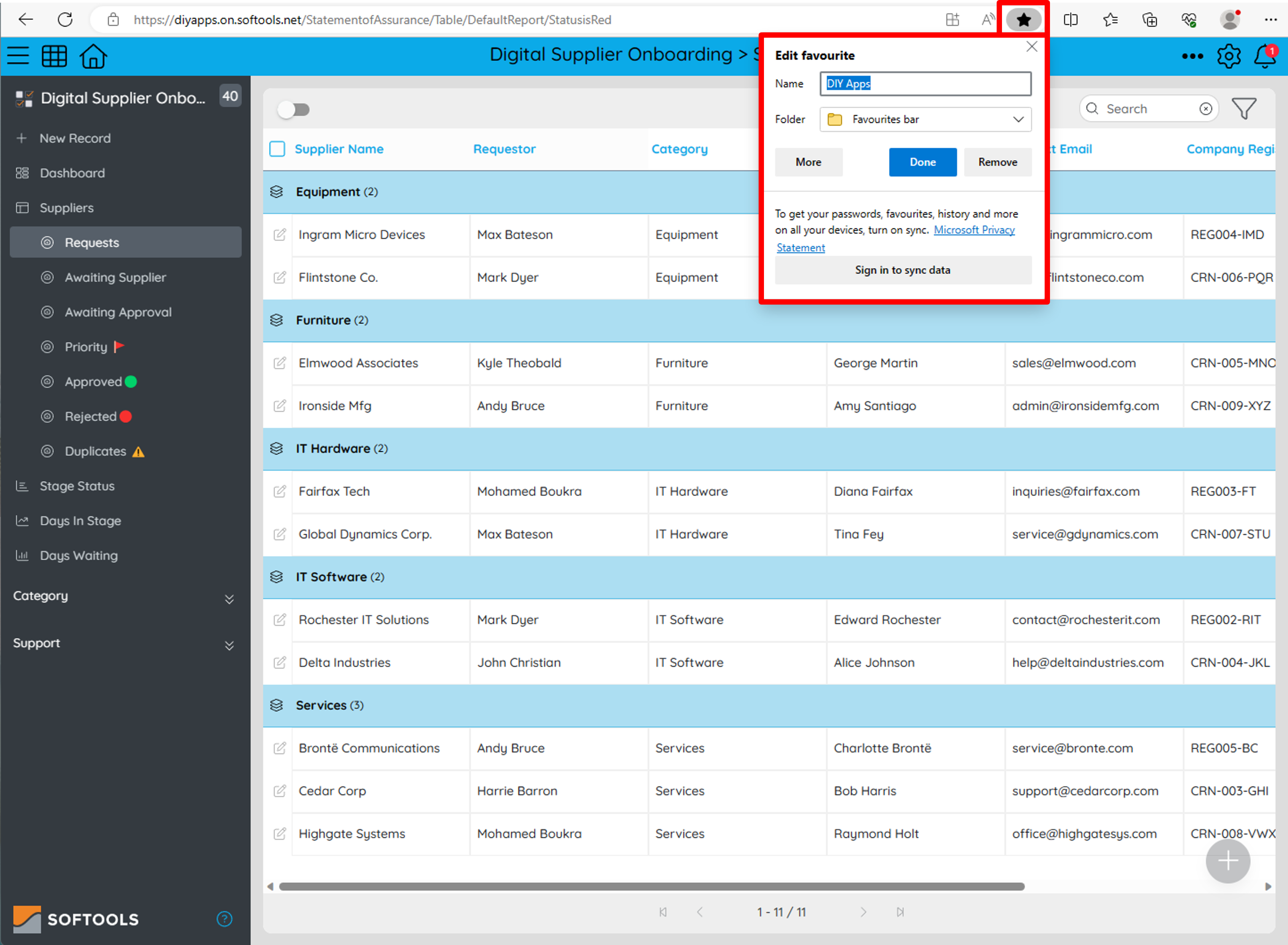 Adding Softools as a Bookmark – Softools