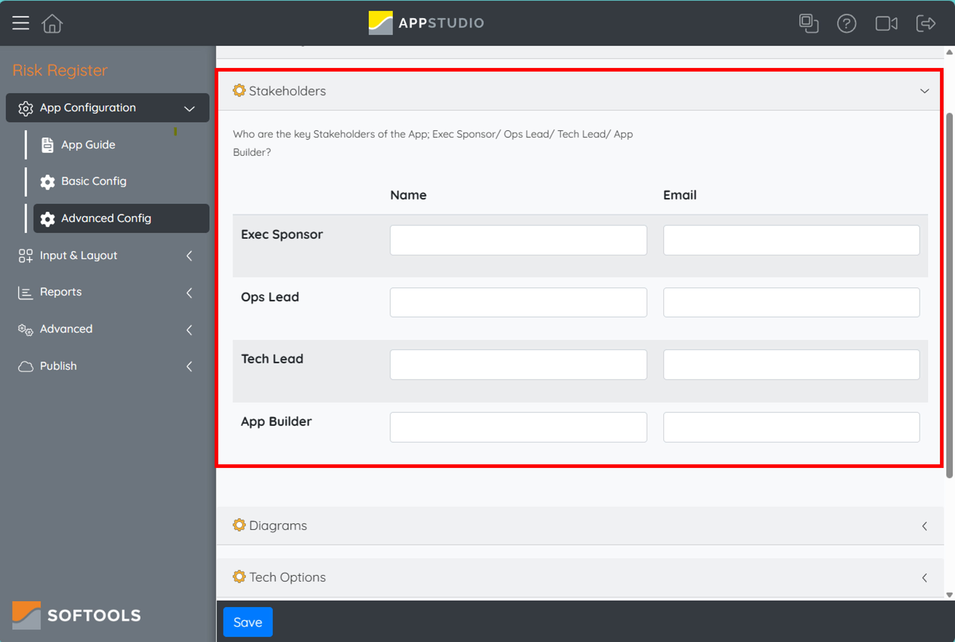 Advanced Config – Softools