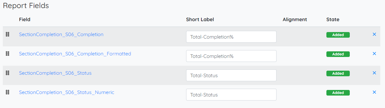 Table Report – Softools