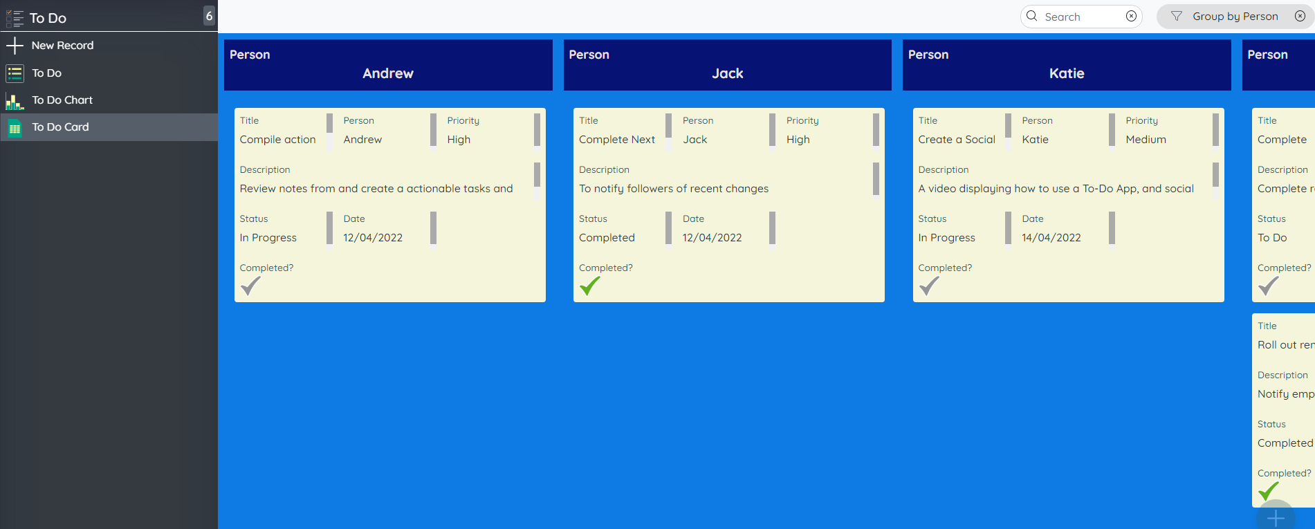 Card Report – Softools