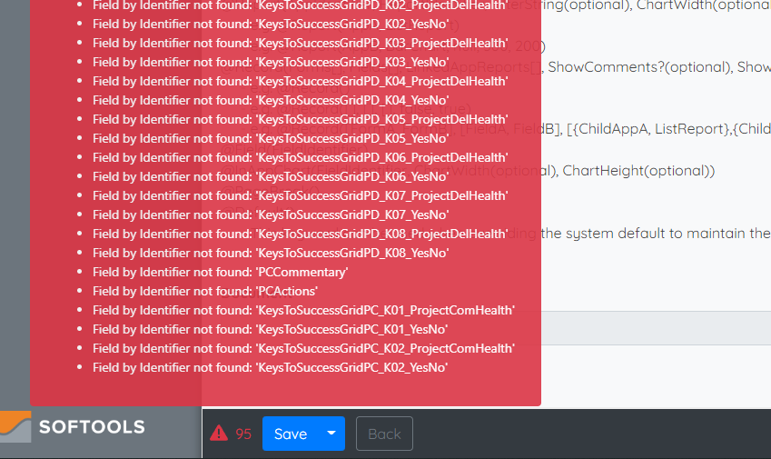 Export Template Reports – Softools